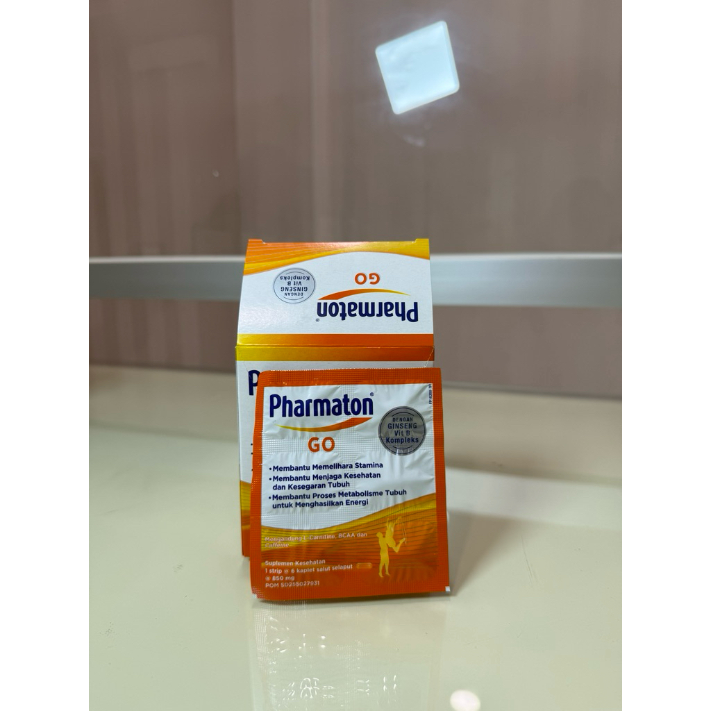 Jual pharmaton Go 1 strip 6kaplet | Shopee Indonesia