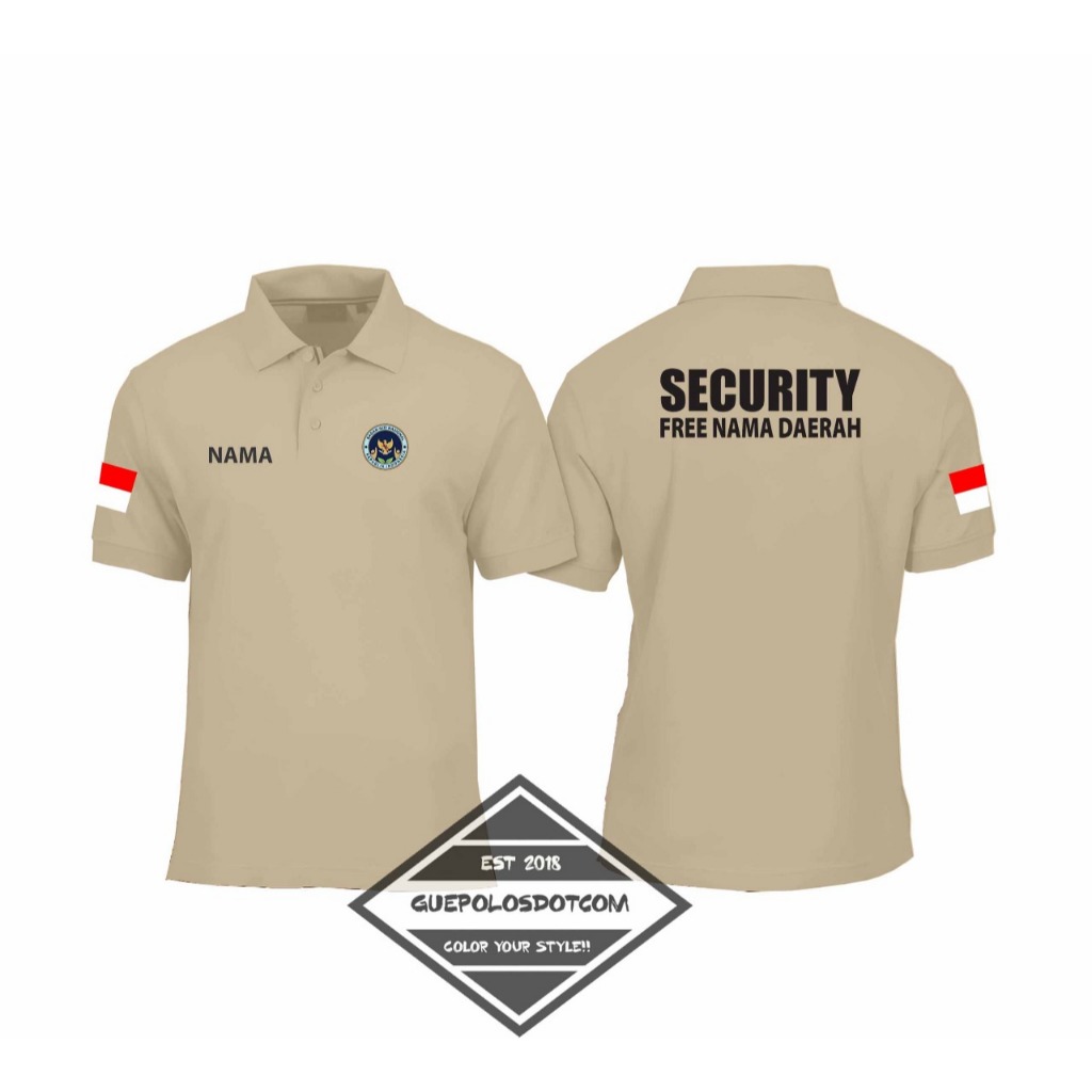 Jual TYPE S-01 POLOSHIRT SECURITY LOGO BGN - POLO SECURITY SPPG FREE ...