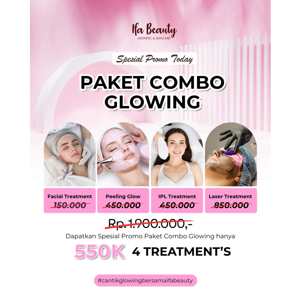 Jual Paket combo glowing Ifa Beauty | Shopee Indonesia