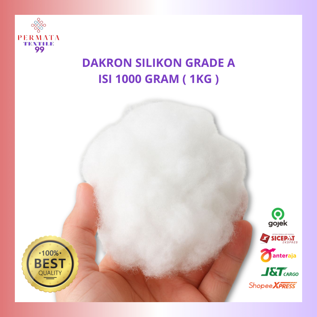 Jual [ PROMO ] Dakron Silikon Grade A ISI 1000 GRAM ( 1kg ) | Shopee ...