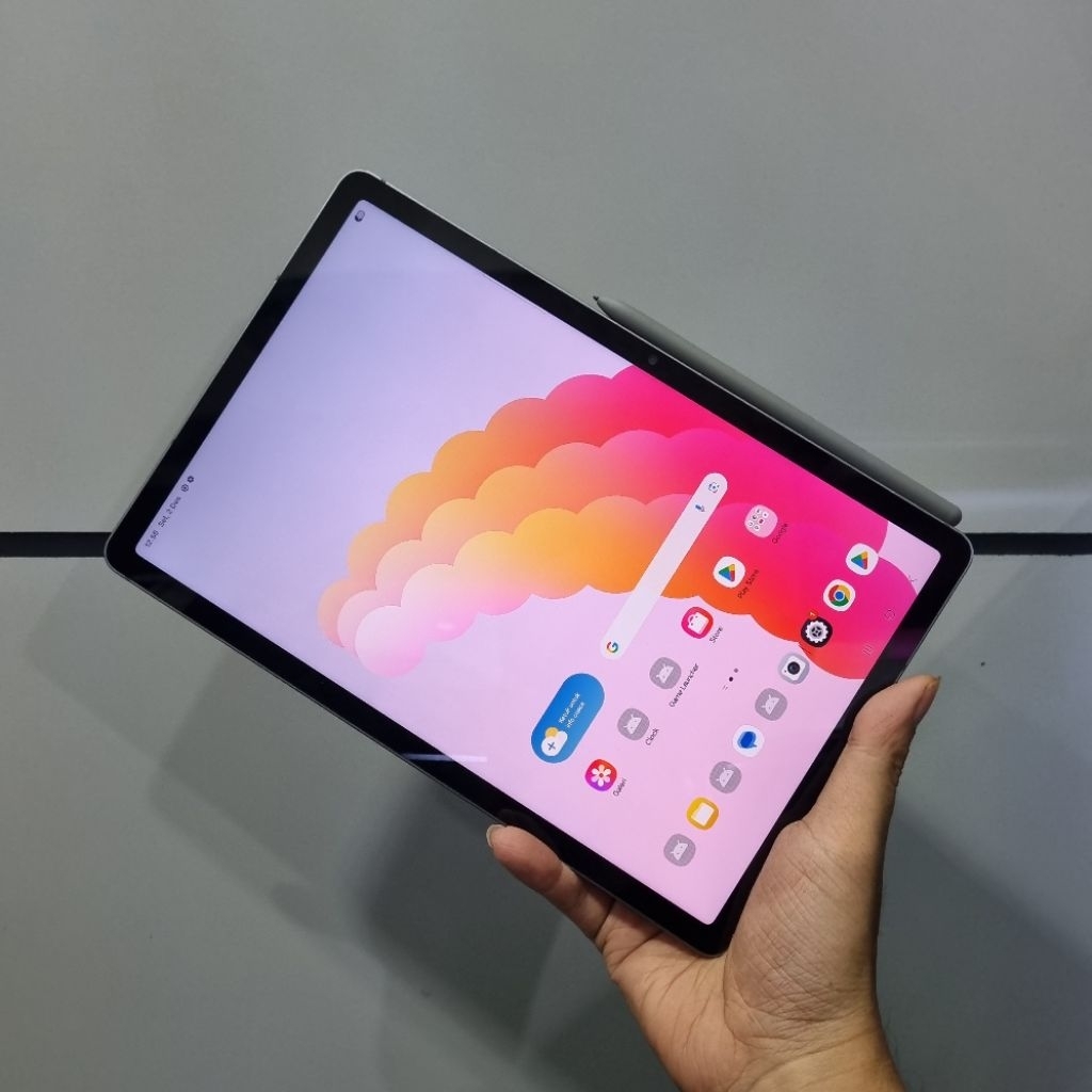 Jual samsung tab s9 fe wifi 6/128gb mulus unit tab dan stylus pen ...