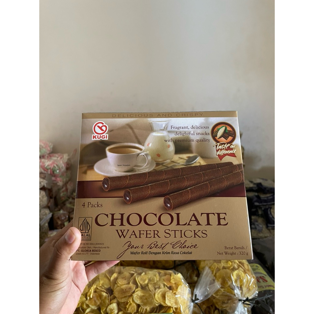 Jual Kugi Besar Wafer Sticks 320g | 1 dus isi 12 box | Shopee Indonesia