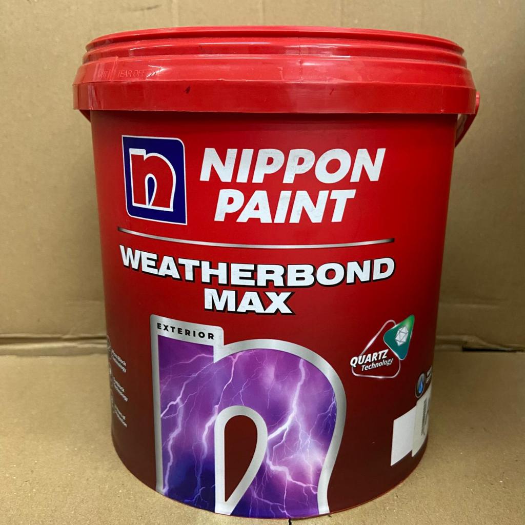 Jual NIPPON WEATHERBOND MAX 20LTR/CAT TEMBOK EXTERIOR/CAT TEMBOK LUAR ...
