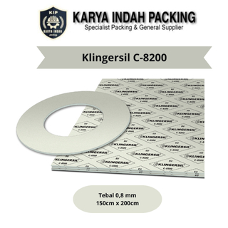 Jual Klingersil C-8200 Original Ukuran : Tebal 0,8mm x 150cm x 200cm ...
