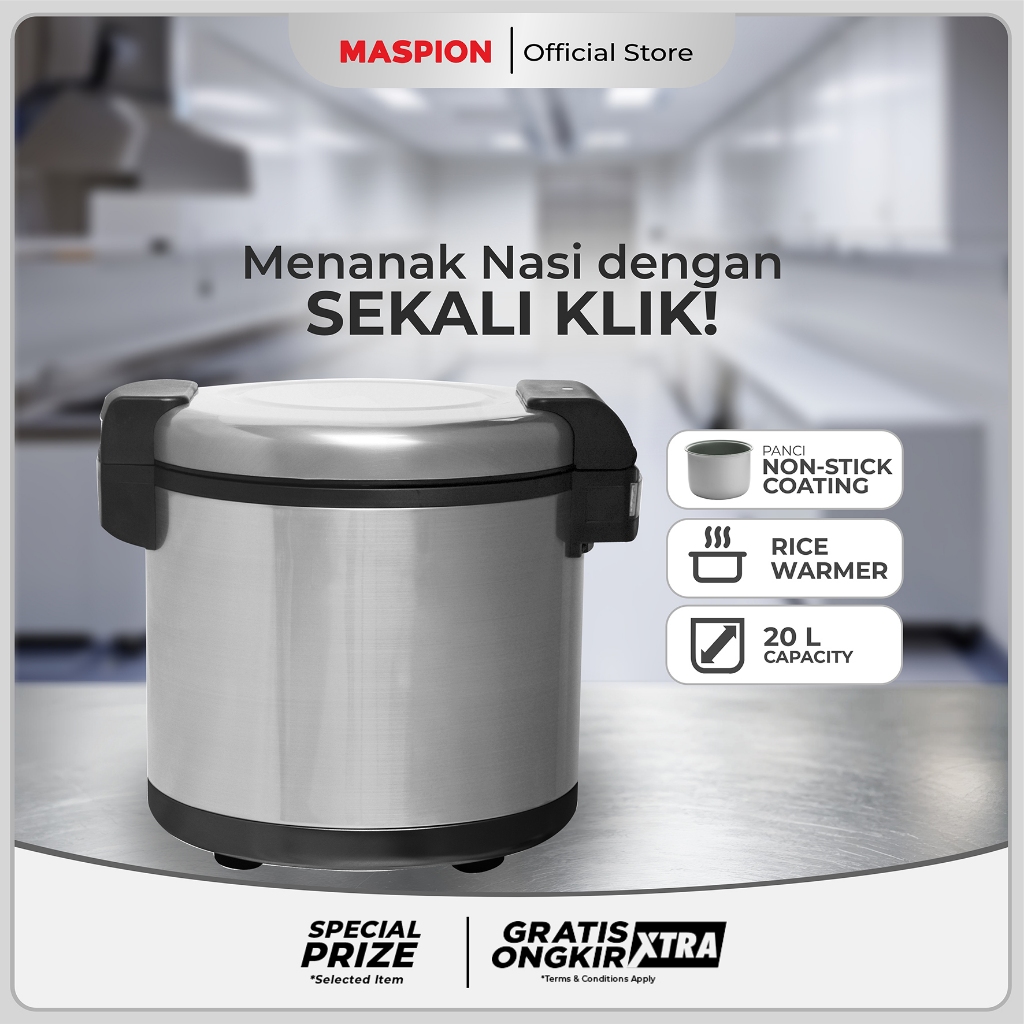 Jual Maspion Wonder Jar Penghangat Nasi 20 Liter MRJ-200 BS | Shopee ...