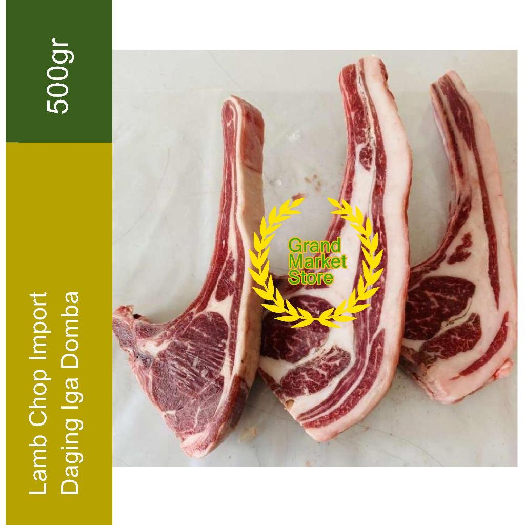 Jual Lamb Chop Import 500gr Daging Iga Domba Muda Australia 500 gram ...