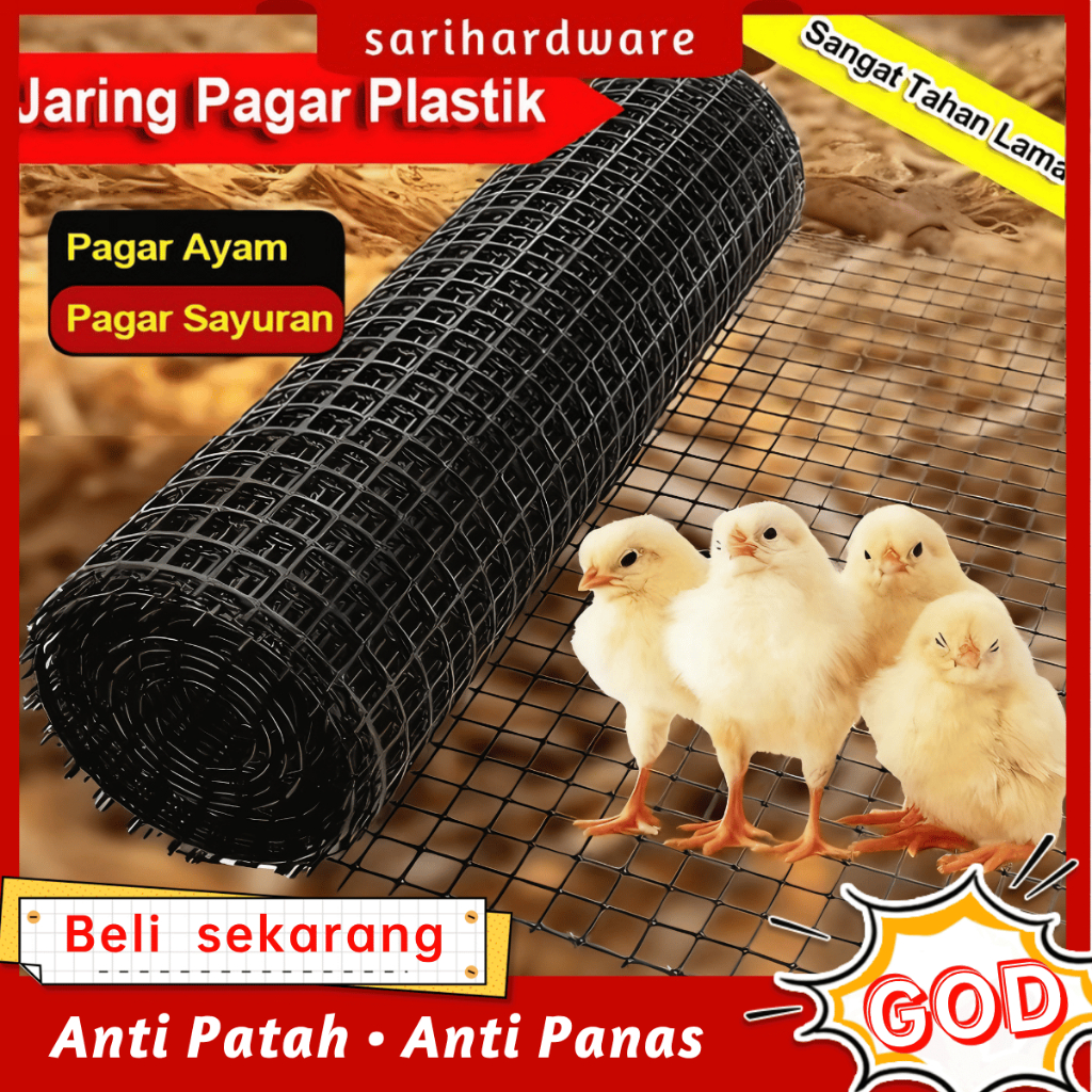 Jual Jaring Multifungsi HDPE 1.2m*10m/25m/50m : Pengaman Balkon, Pagar ...