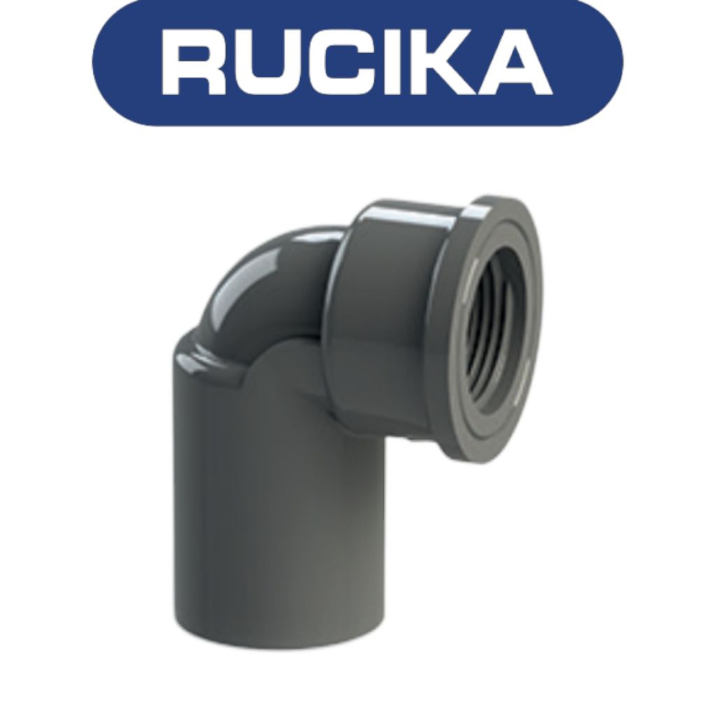 Jual Knee DD Rucika / Knee Drat Dalam 1/2" inch PVC Rucika / Elbow Drat ...