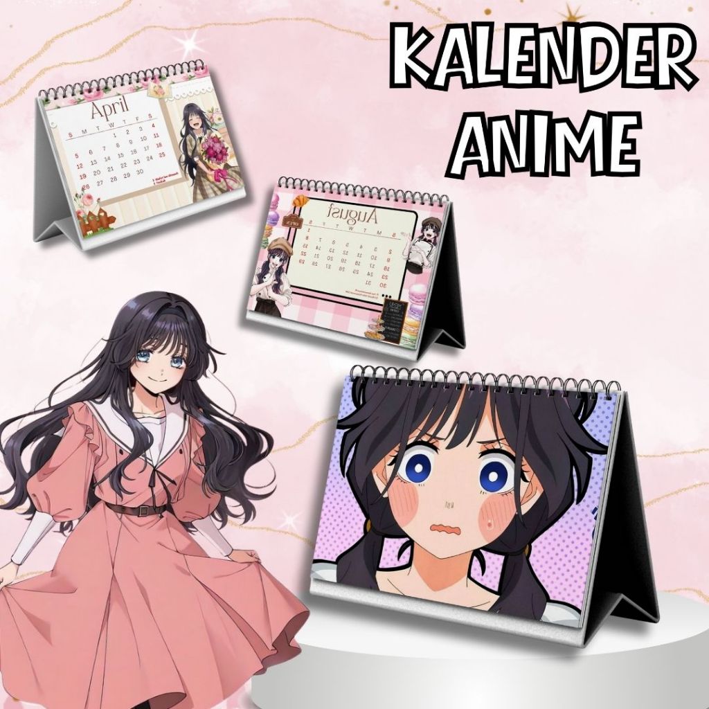 Jual KALENDER ANIME 2026! WAGURI [ A5 ISI 13 LEMBAR ] KALENDER MEJA ...