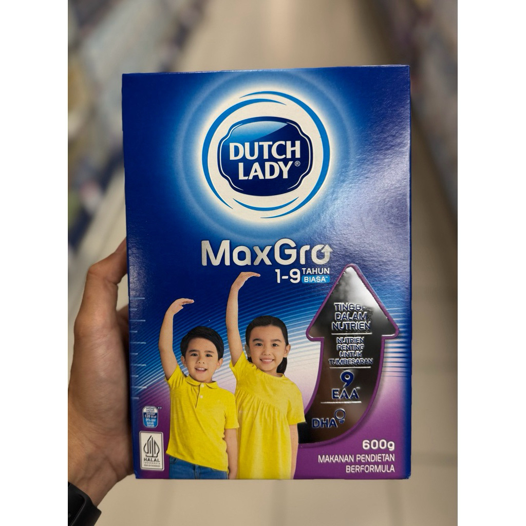 Jual dutch lady susu maxgro 1-9 tahun biasa 600gr | Shopee Indonesia