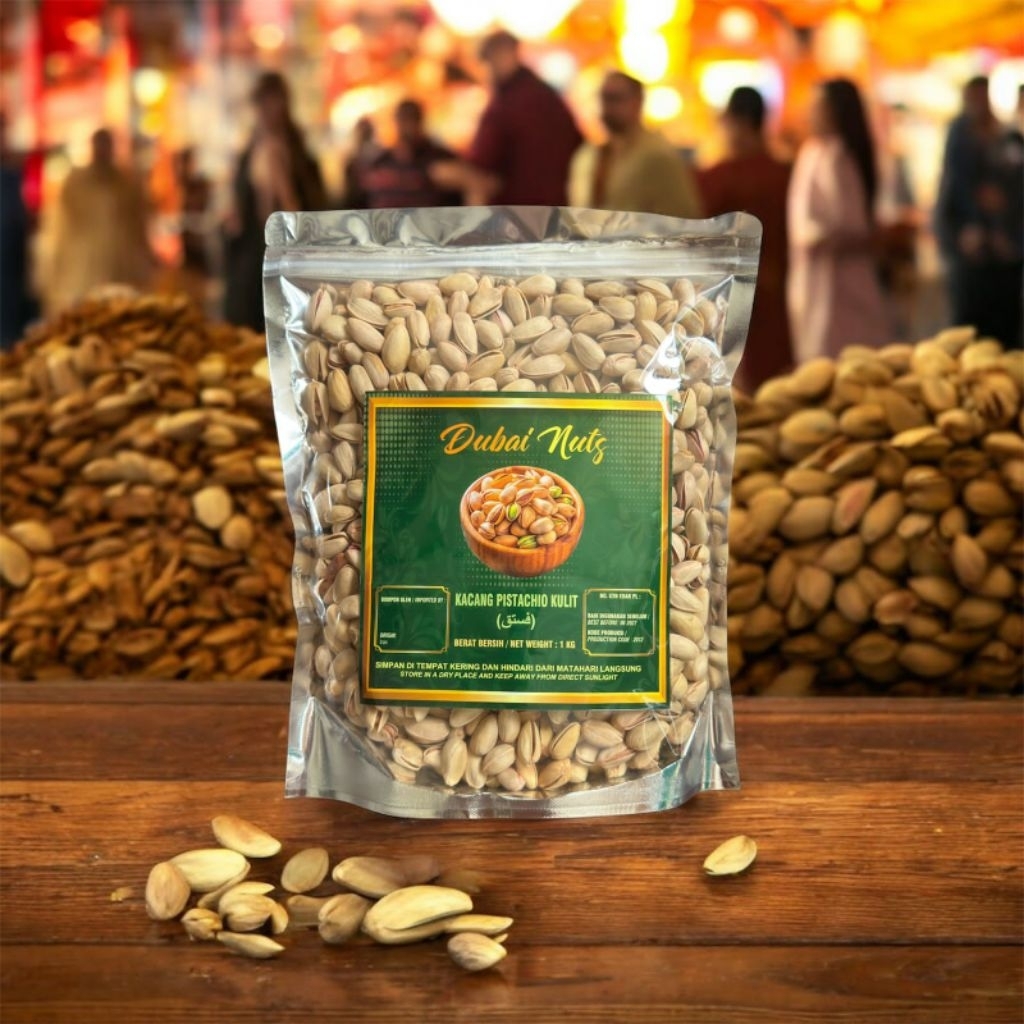 Jual Kacang Pistachio Fustuk 850 Gr 1 Kg Khas Arab Kaya Akan Manfaat ...