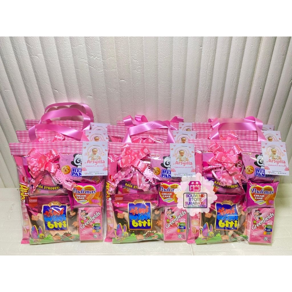 Jual Paket snack ulang tahun susu Greenfield Snack ultah anak hamper ...