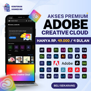 Jual Adobe Creative Cloud All Apps | 4 Bulan Email Sendiri | Private ...
