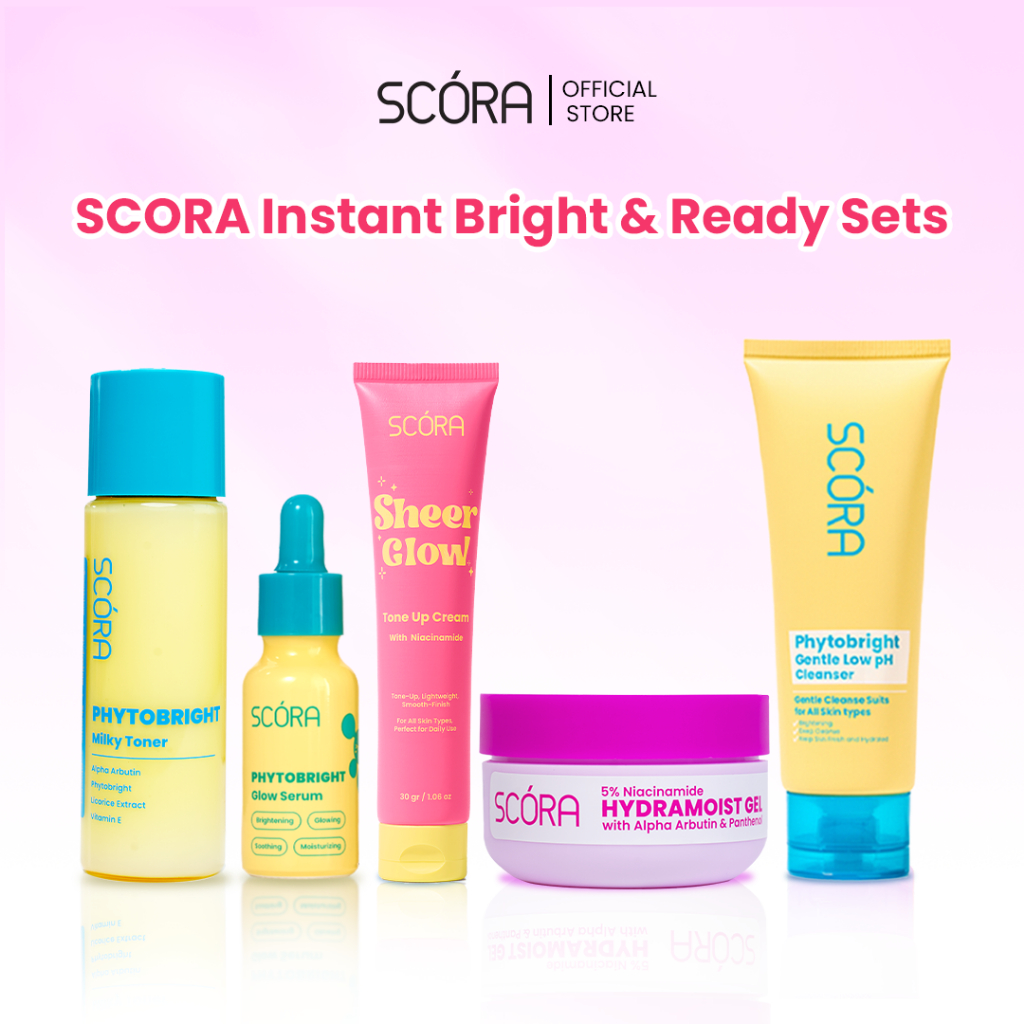 Jual SCORA Instant Bright & Ready Set: SCORA Phytobright Gentle Low pH ...
