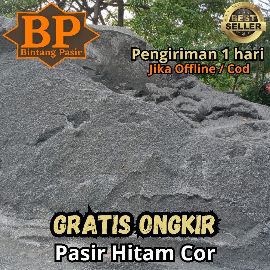Jual Pasir Hitam Cor / Pasir Cor / Pasir Cor Hitam / Pasir Hitam ...