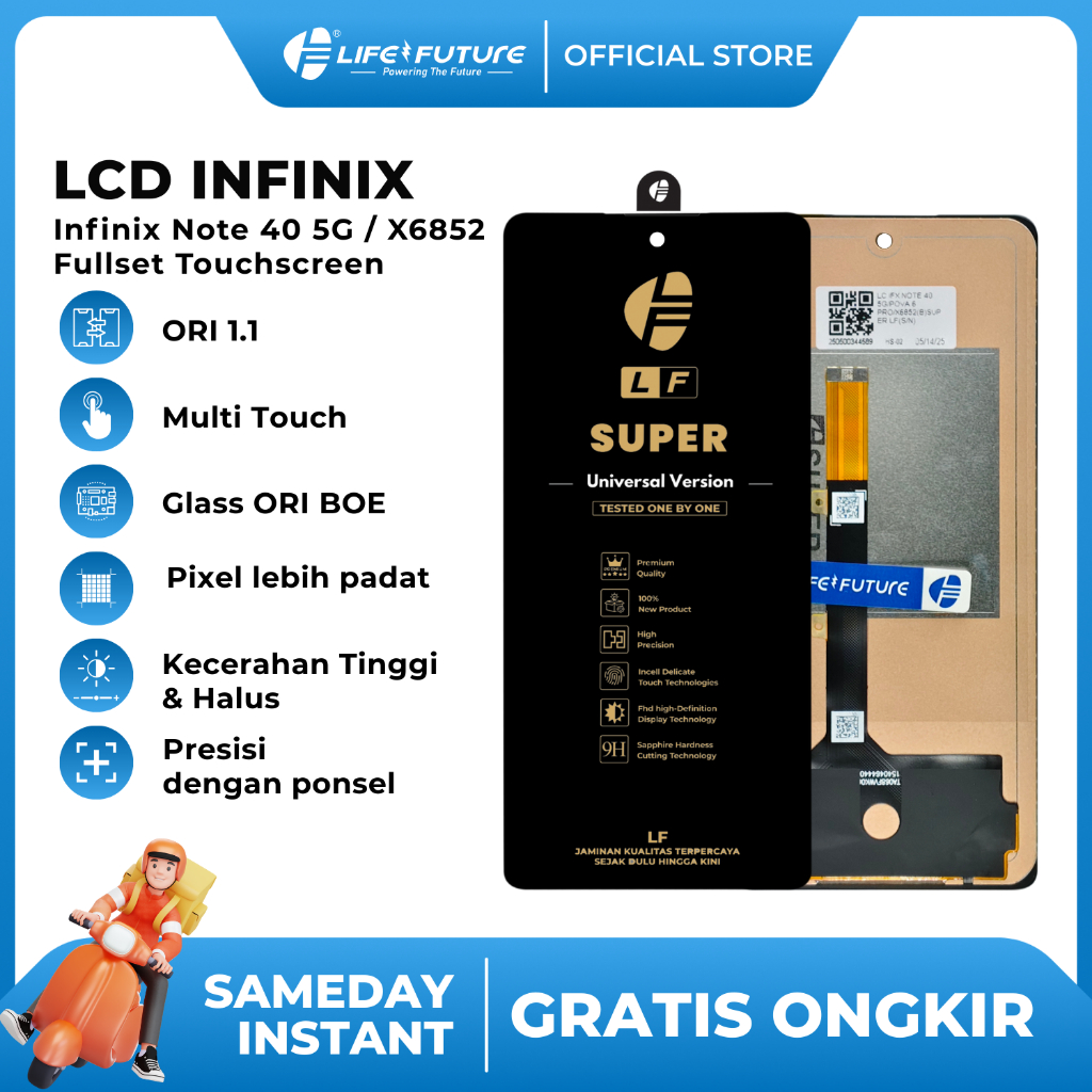 Jual LF - (GARANSI LEM) LCD Infinix Note 40 5G / X6852 Fullset ...