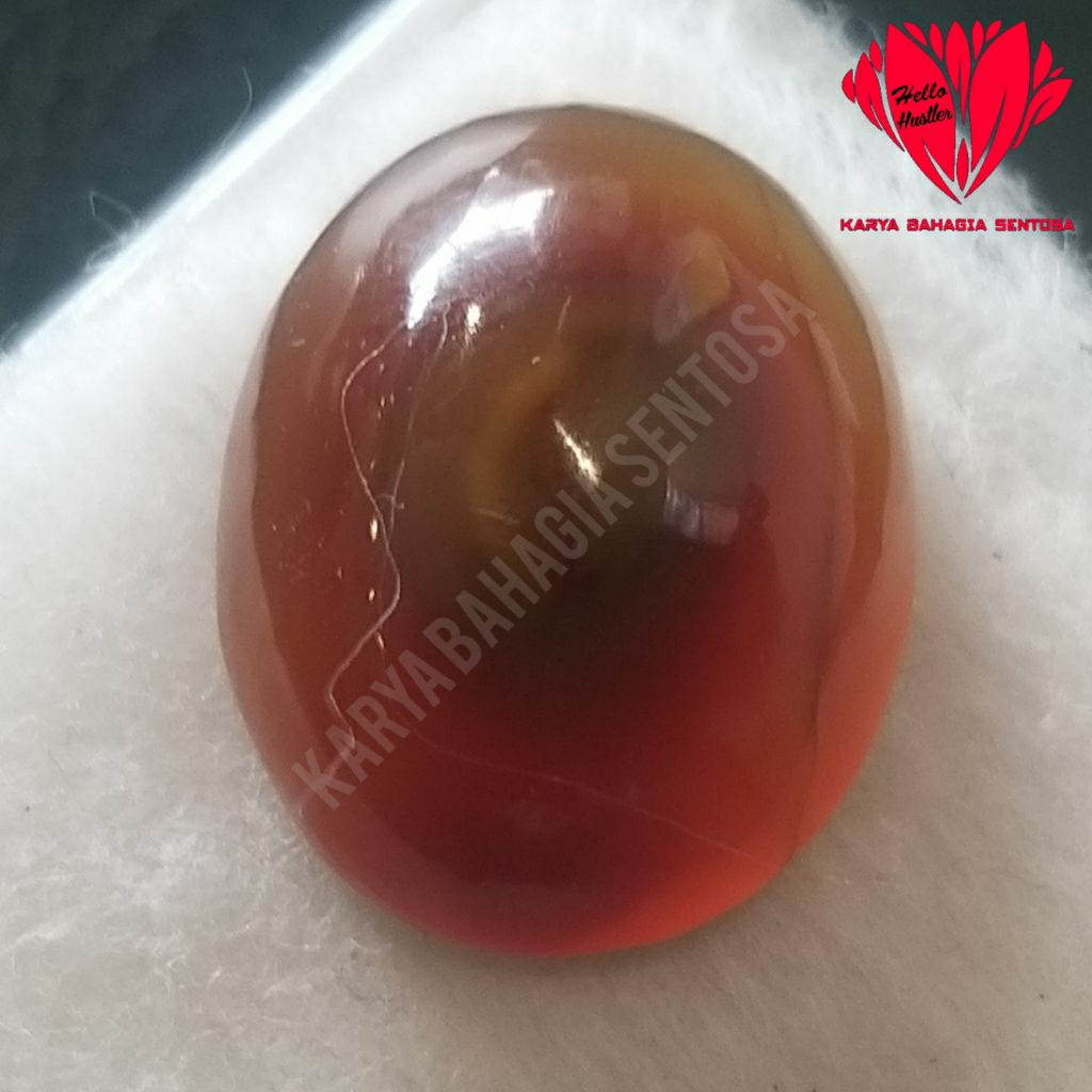 Jual Batu Permata Merah Delima Karang Nunggal Alami Natural Carnelian ...