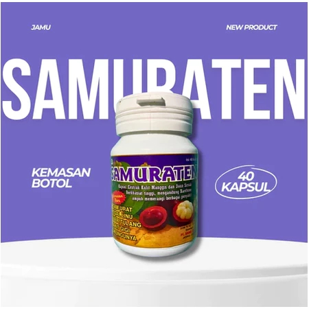 Jual JAMU KAPSUL ASAM URAT DAN NYERI SENDI EDISI KHUSUS SAMURATEN ...