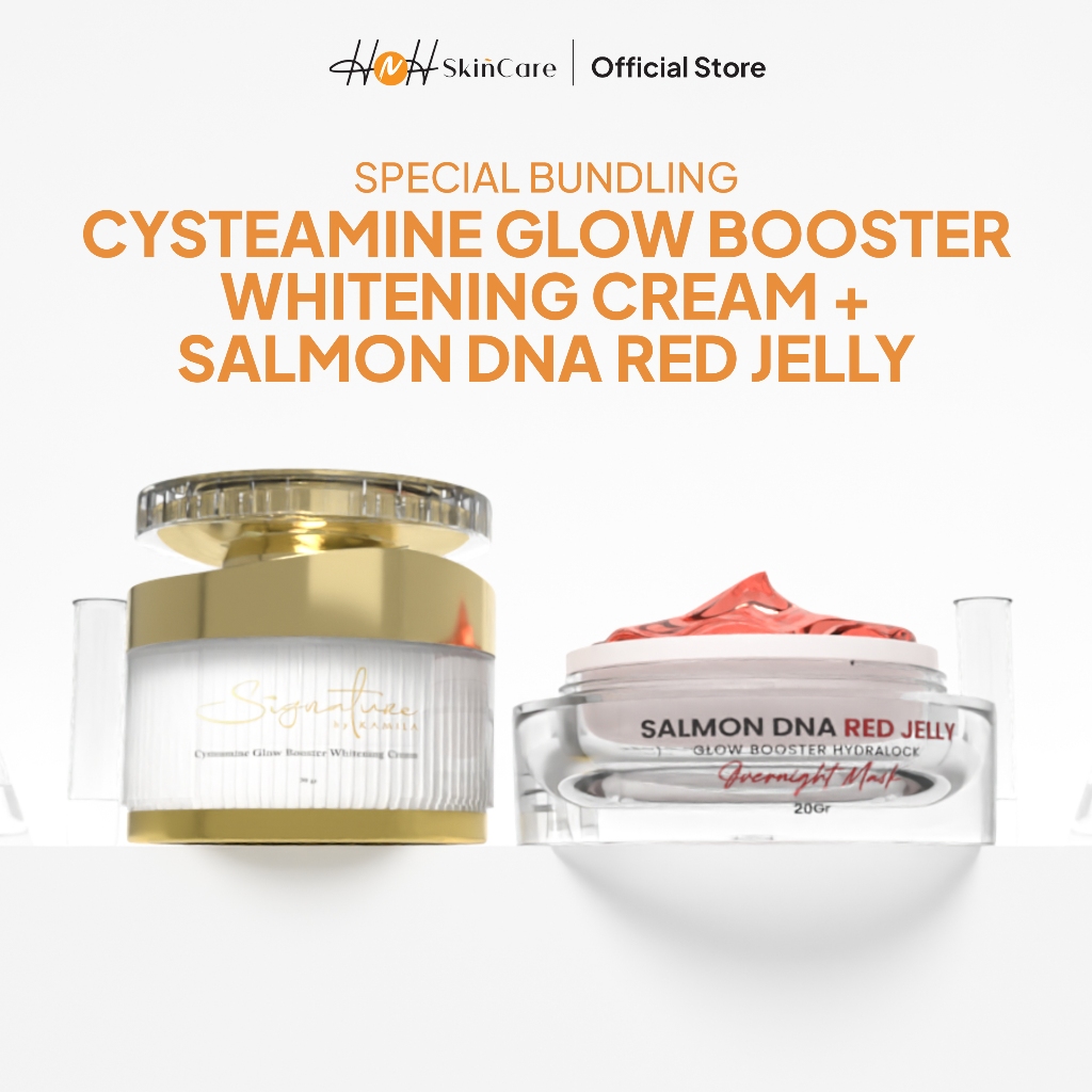 Jual Signature by Kamila Cysteamine Glow Booster Cream & DNA Salmon Red ...