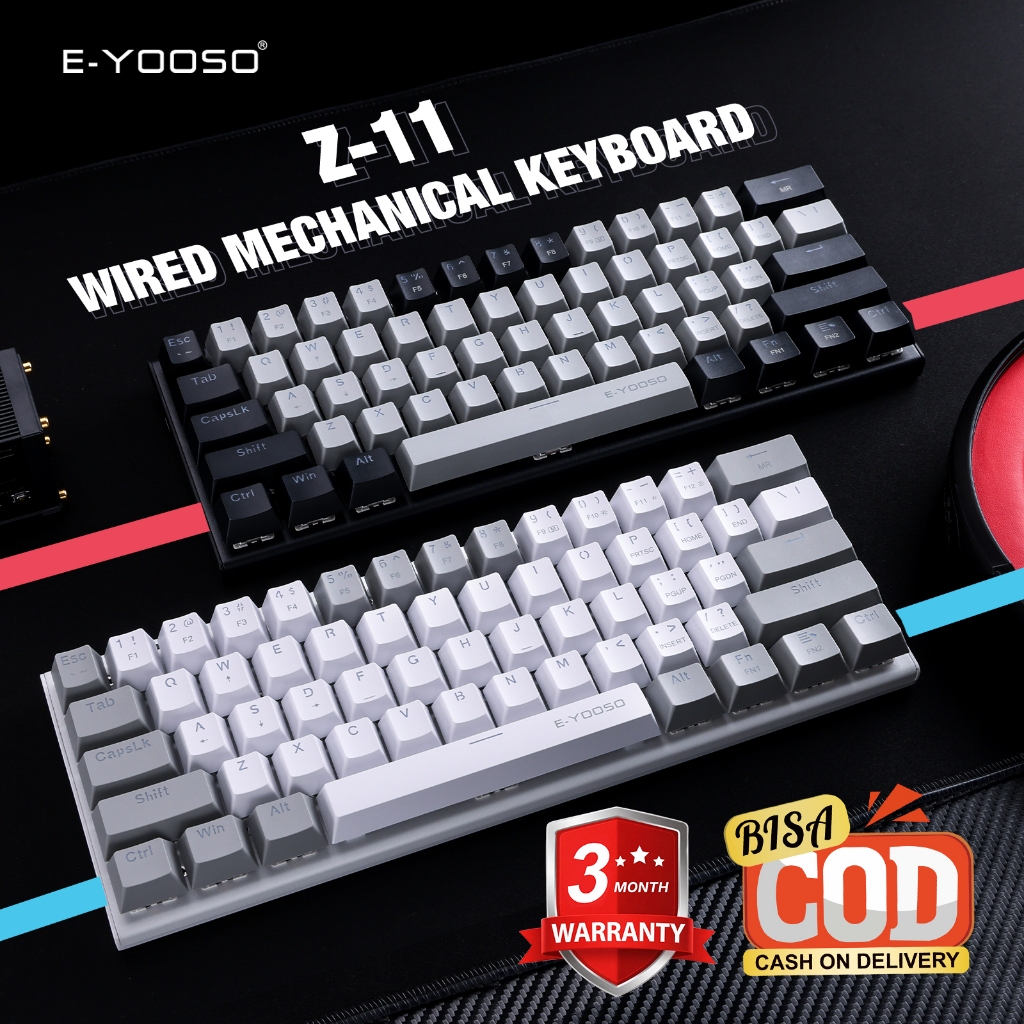 Jual E-YOOSO Mechanical Keyboard Hotswap Wired Blue/Red/Brown Switch ...