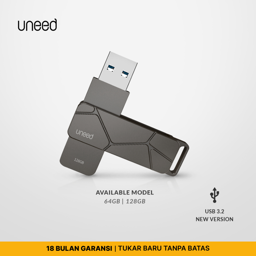 Jual UNEED Flashdisk USB 3.2 High Speed USB A Flash Drive 3.2 - 360 ...
