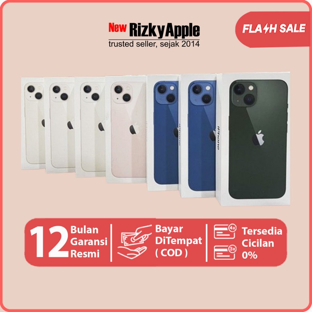 Jual Apple iPhone 13 128GB 256GB Garansi Resmi Indonesia Midnight ...