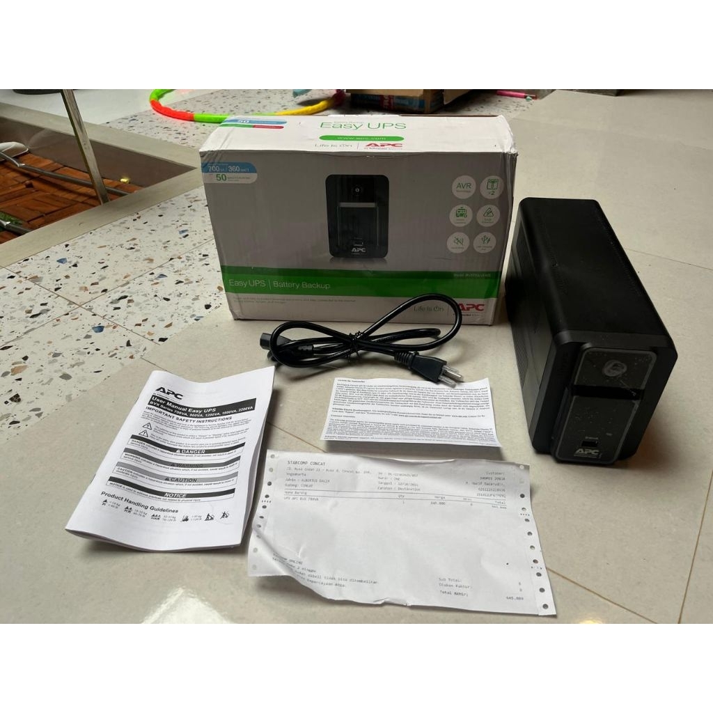 Jual UPS APC 700VA 360W LIKE NEW MULUS | Shopee Indonesia