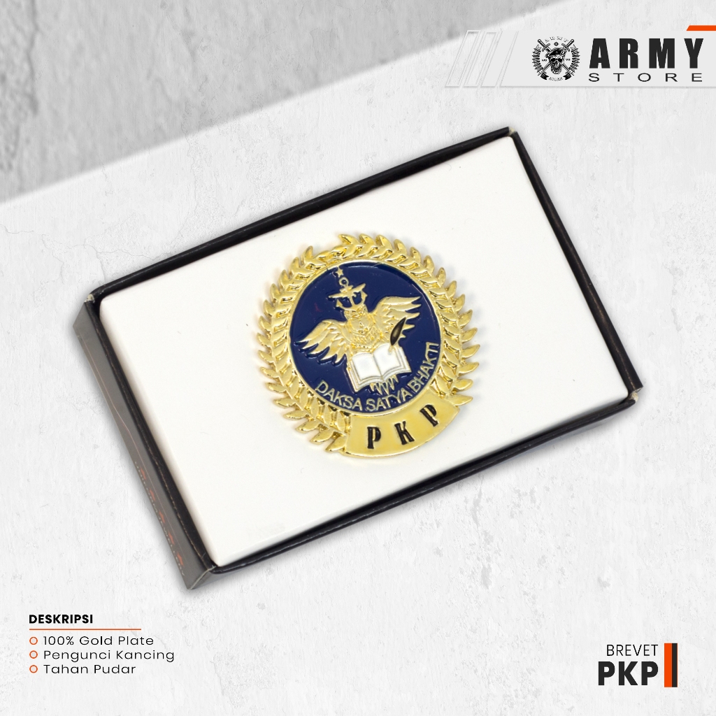 Jual Pin Brevet PKP Daksa Satya Bhakti Premium | Shopee Indonesia