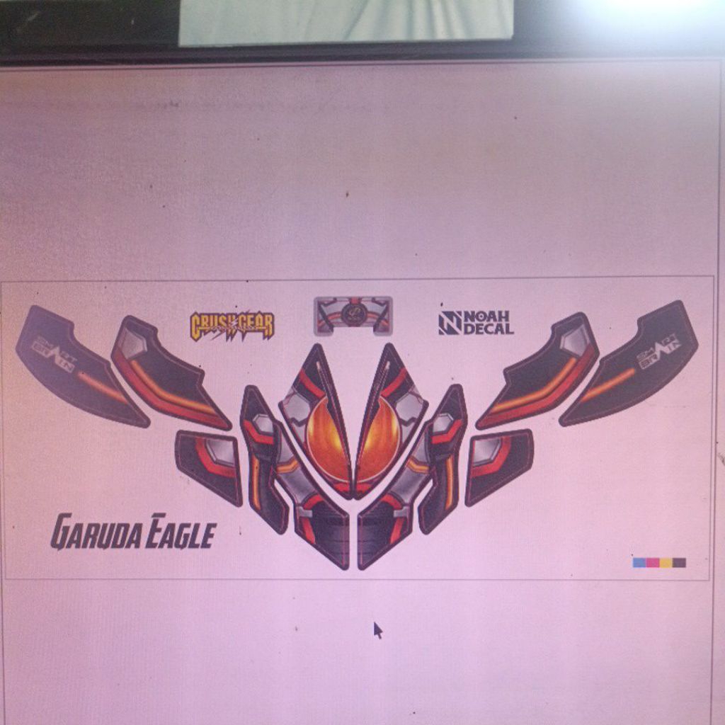 Jual Decal Garuda Eagle Kamen Rider 555 Faiz Vinyl | Shopee Indonesia
