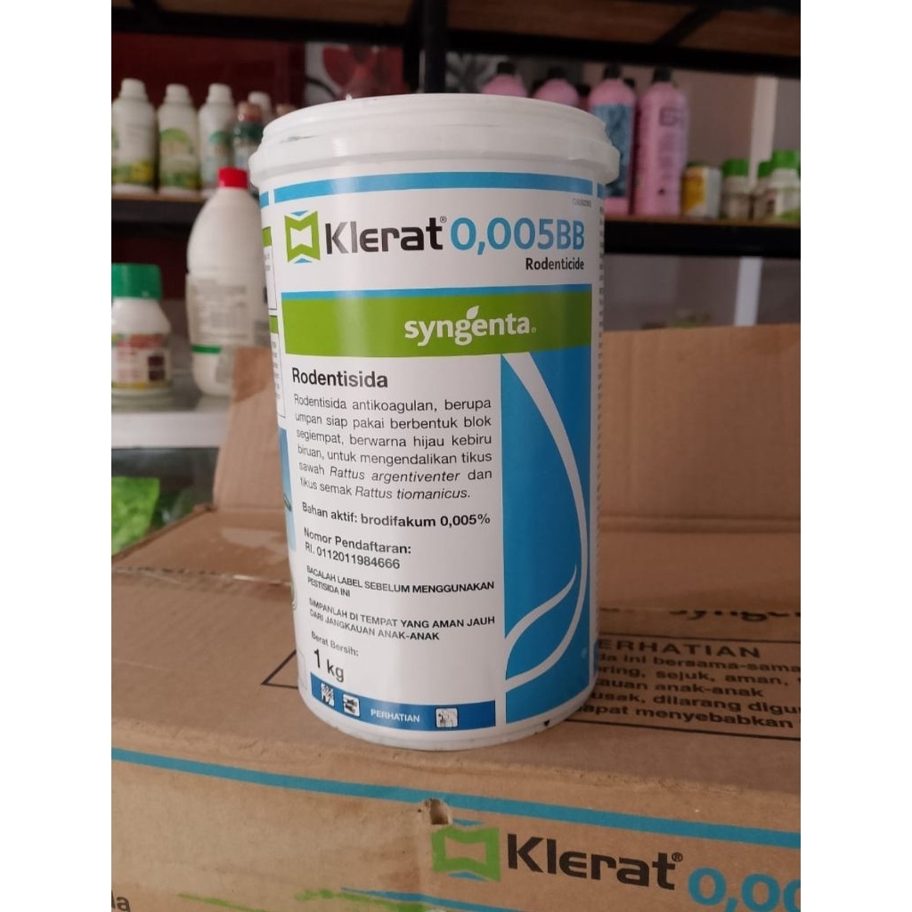 Jual KLERAT 0.005BB RODENTISIDA obat tikus 1kg | Shopee Indonesia