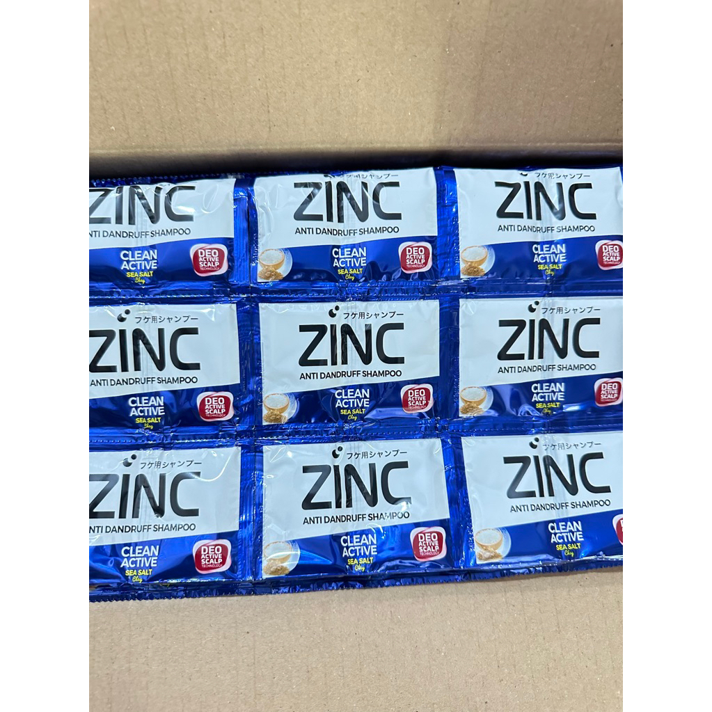 Jual Zinc Biru Clean Active serenceng isi 12sachet ( 12 x 10ml ...