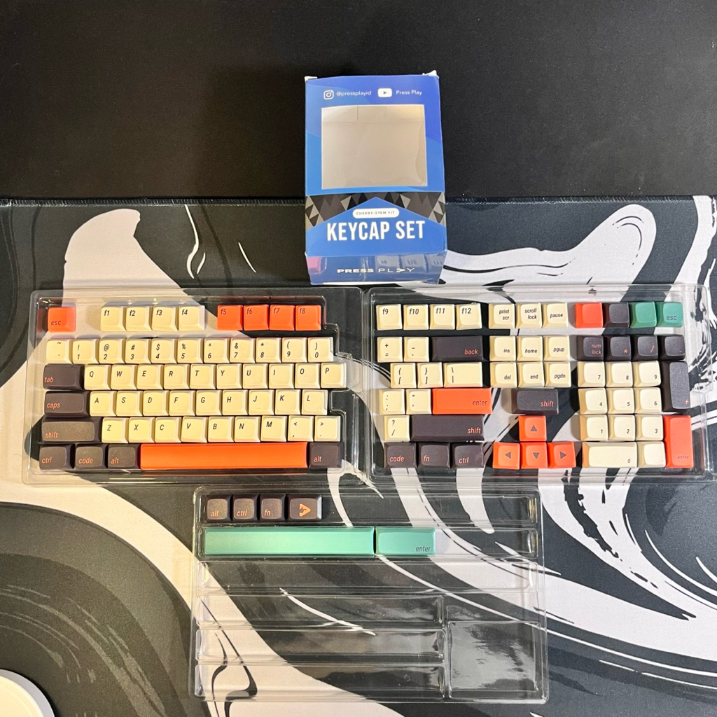 Jual Keycaps Press Play Toucan XDA Profile PBT Dye Sub for Mechanical ...