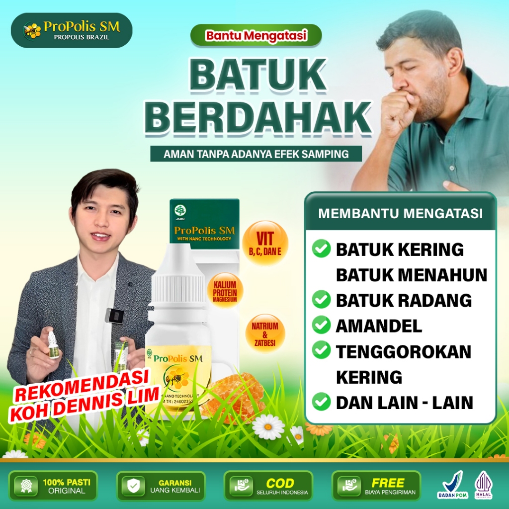 Jual Aryanto Herbal - Propolis SM Original Obat Batuk Berdahak Batuk ...