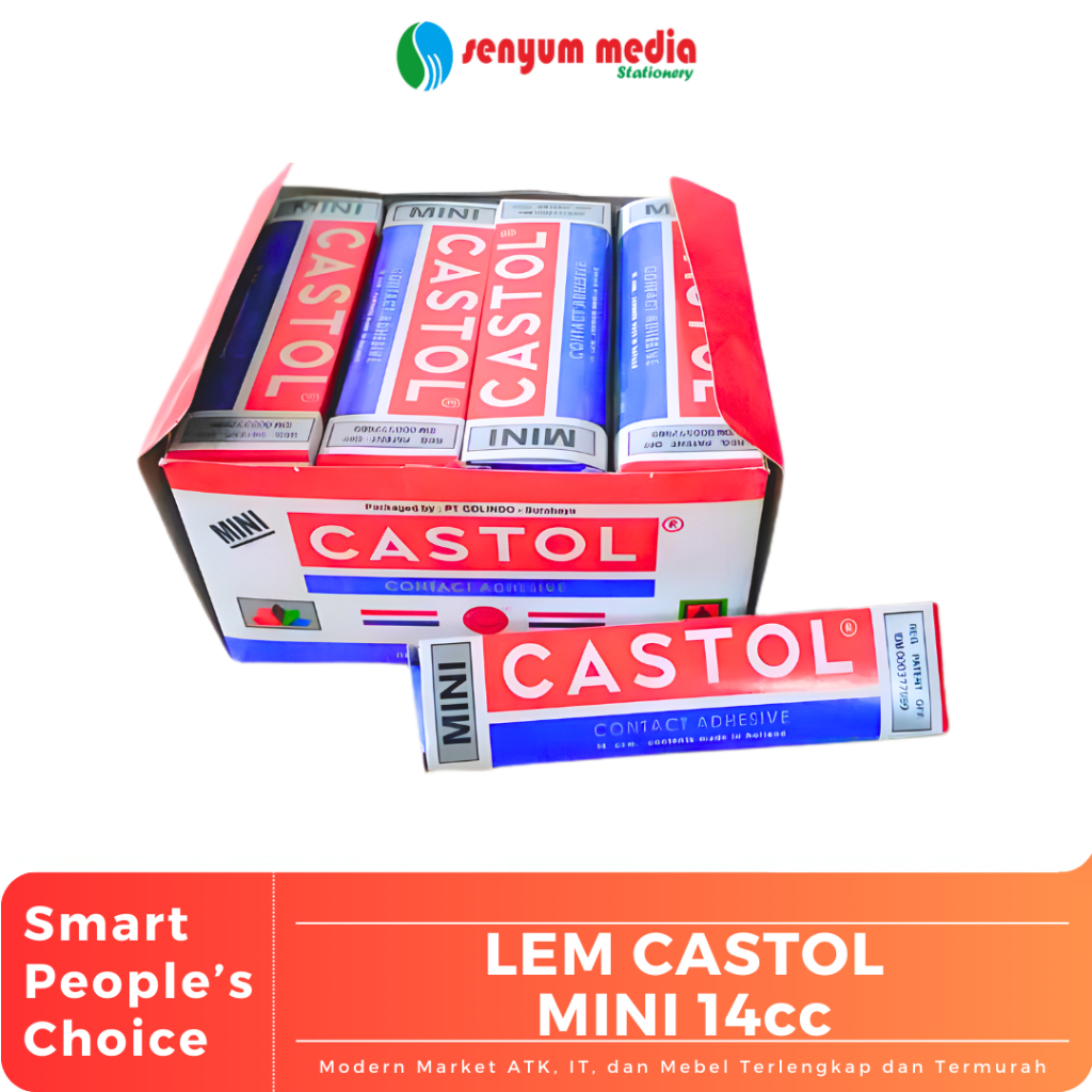 Jual Lem Castol Mini / Lem Castol Kecil ( 1 PAK ) (S:PAK) | Shopee ...