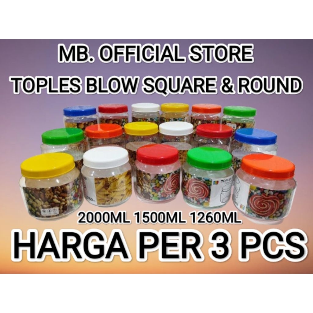 Jual TOPLES BLOW SQUARE HARGA PER 3 PCS & ROUND HARGA PER 3 PCS-PERSEGI ...