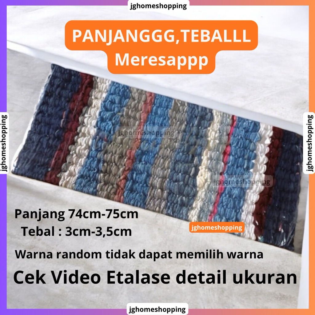 Jual Keset Kaki Meresap Tebal Panjang untuk Kamar Mandi Lap Kaki Anyam ...