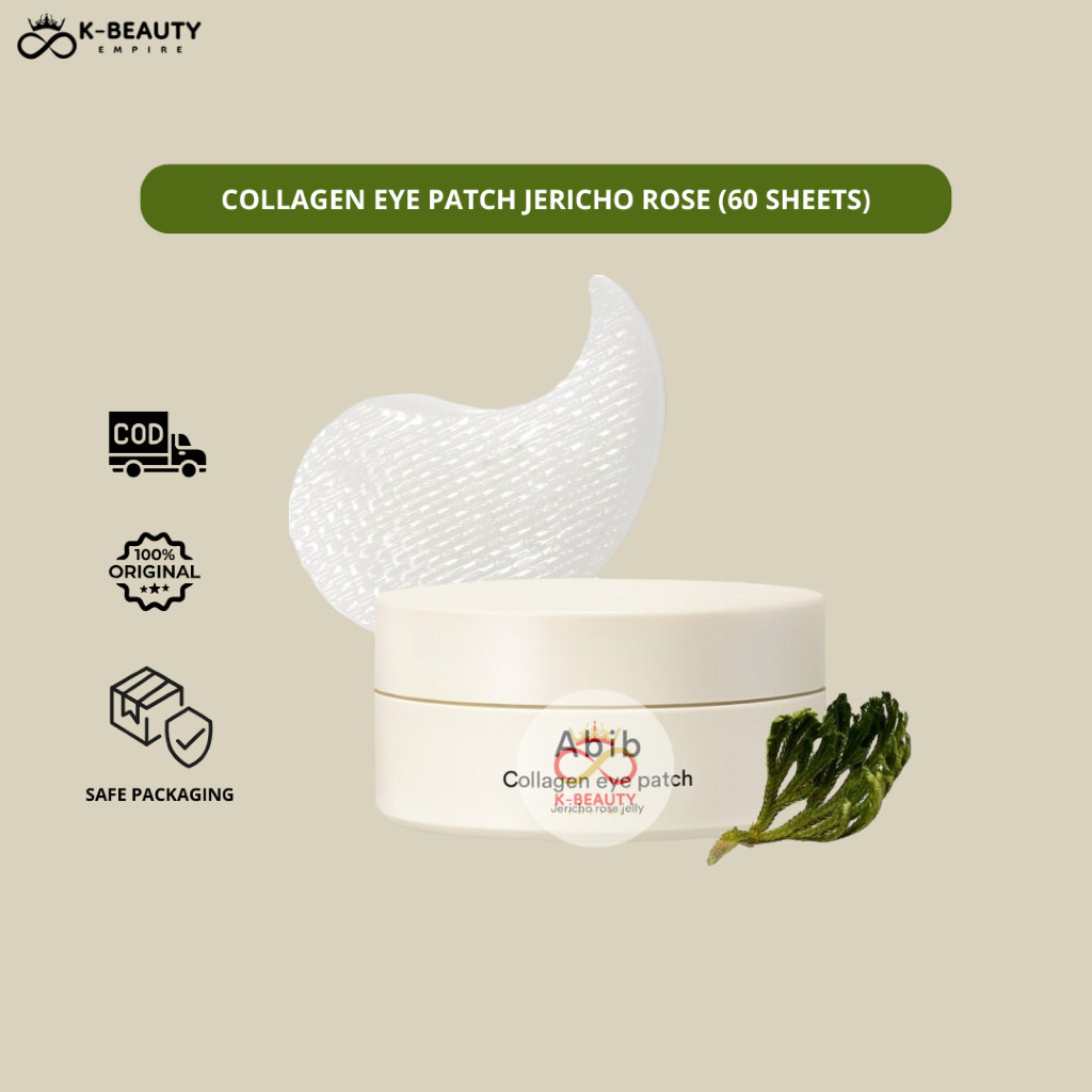 Jual [100% ORI] READY STOK ABIB COLLAGEN EYE PATCH JERICHO ROSE JELLY ...
