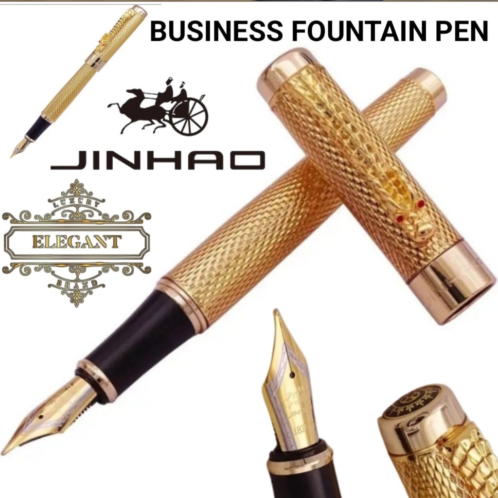 Jual Ballpoint Mewah Premium JINHAO ORIGINAL Fountain Pen Kaligrafi/Ttd ...