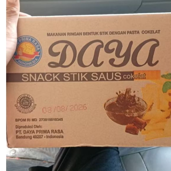 Jual 1 KARTON DAYA SNACK STICK SAUS COKLAT 10 x 10 = 100 PCS | Shopee ...