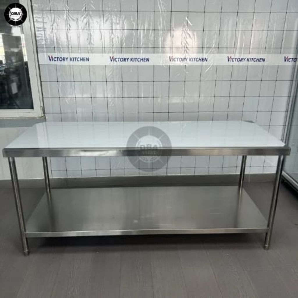 Jual Meja Dapur / Meja Kerja / Work Table 2 Susun Stainless Steel ...