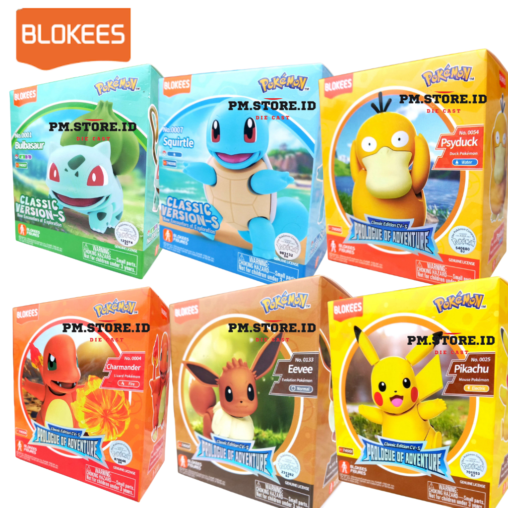 Jual Blokees Pokemon Figure Classic Edition Cv-s Prologue Of Adventure ...