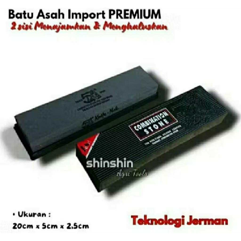 Jual Batu Asah Stone cap 5 Tiger Original - Batu Ungkal Kombinasi Kasar ...