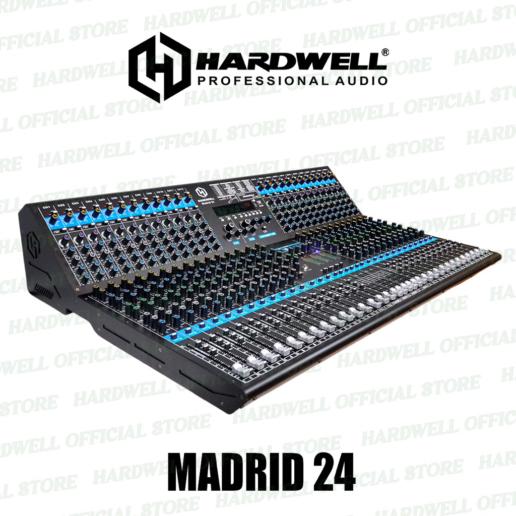 Jual Mixer Hardwell 24 Channel MADRID 24 Original Analog Mixer 24 ...