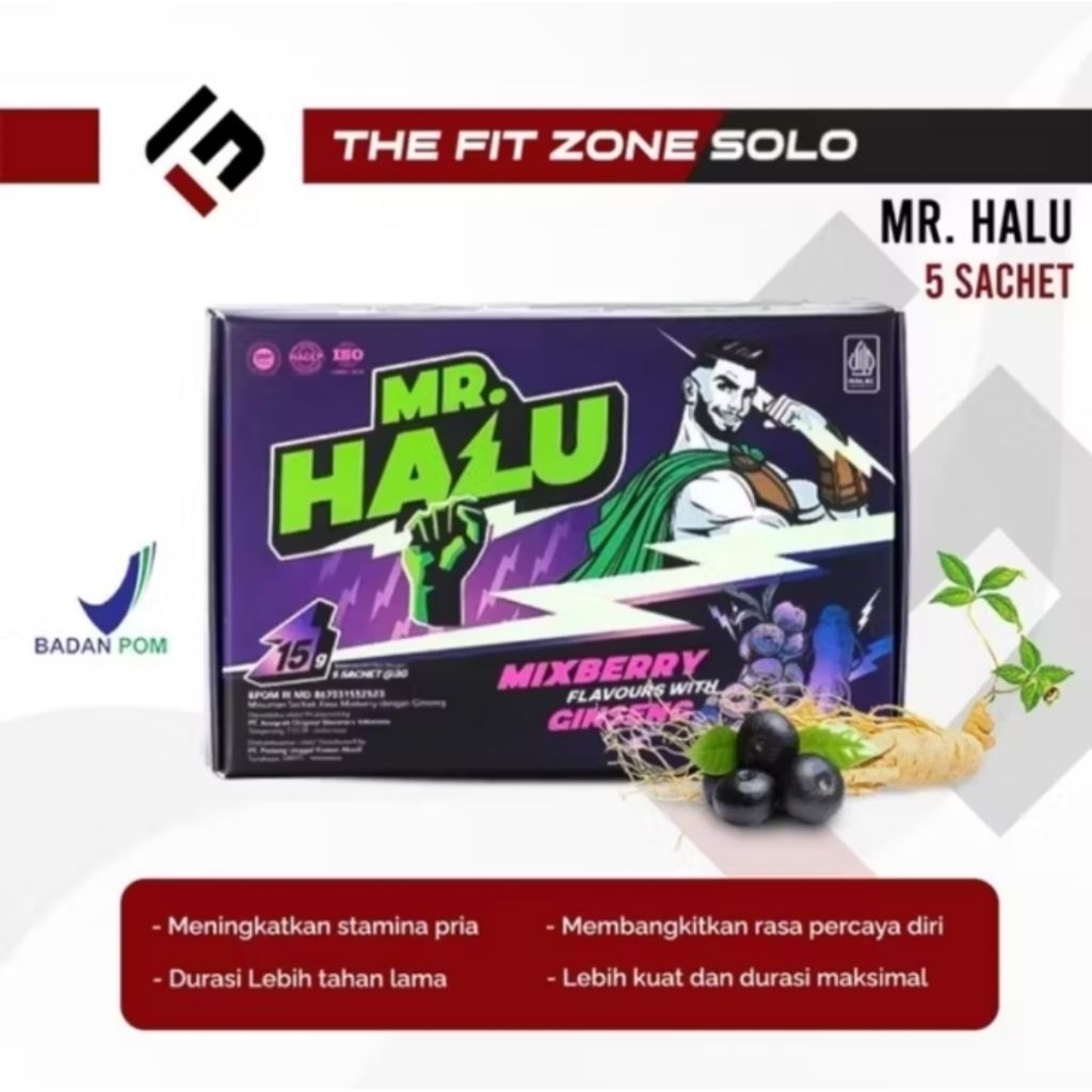 Jual MR HALU Ginseng Botanical Ecer 1 Sachet Herbal | Shopee Indonesia