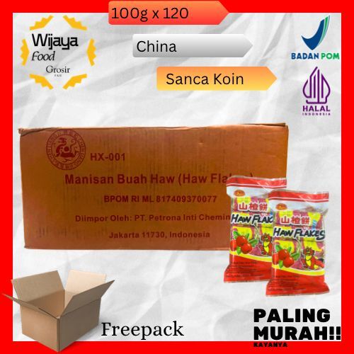 Jual Chen liang ji permen sanca koin / permen jadoel haw flakes / sanca ...