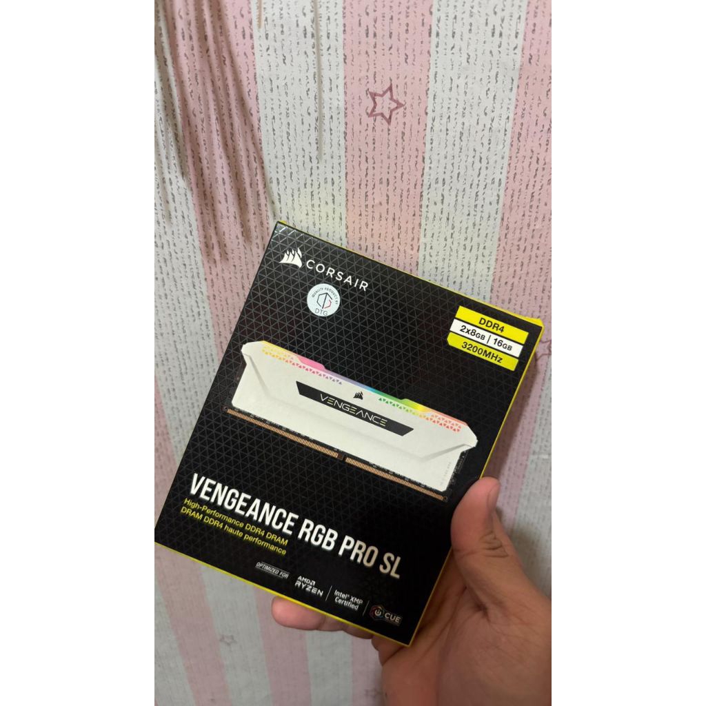 Jual Corsair Vengeance White RGB Pro SL 2x8gb 3200MHz | Shopee Indonesia