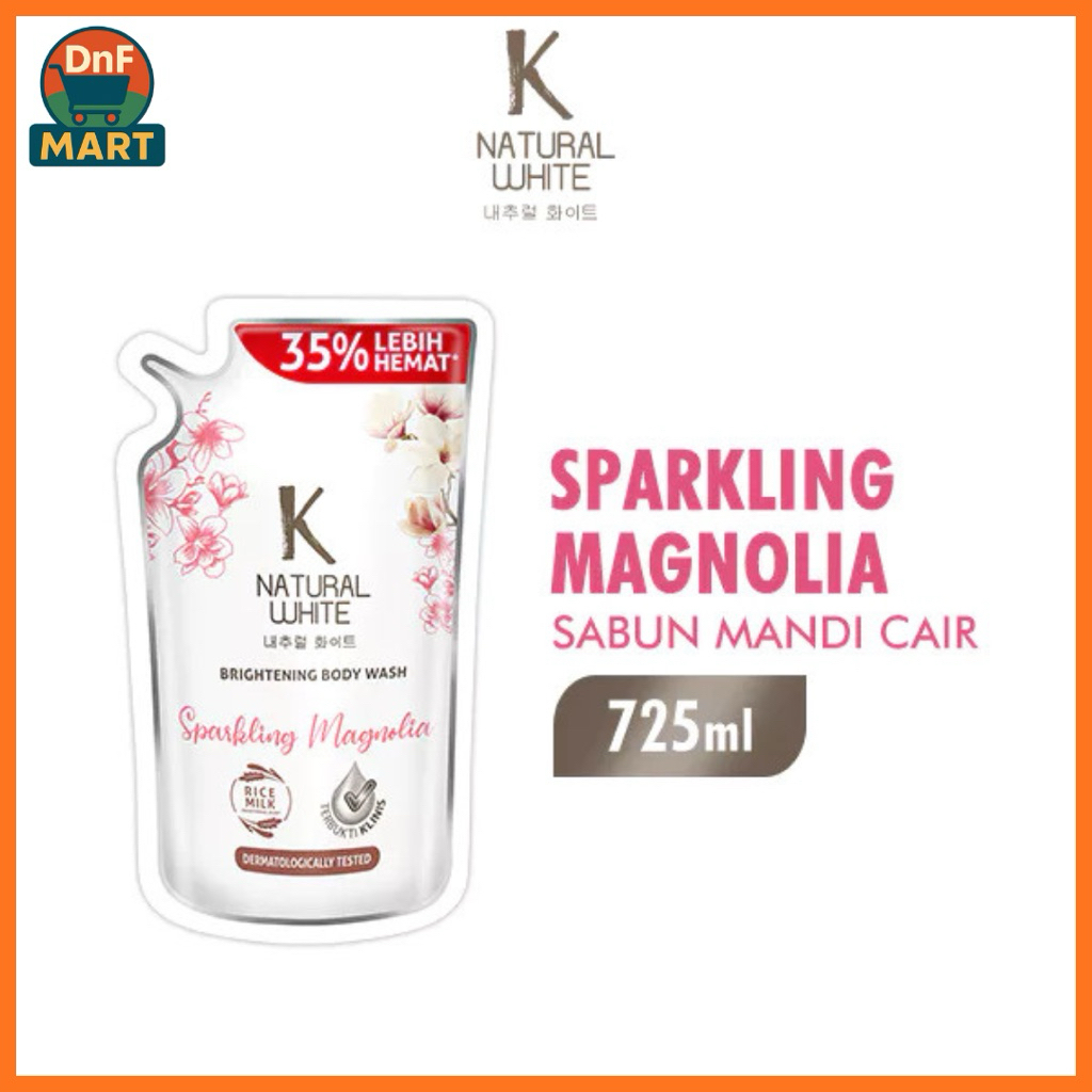 Jual DnF_Mart K Natural Sabun Mandi Cair Magnolia 725ml | Shopee Indonesia