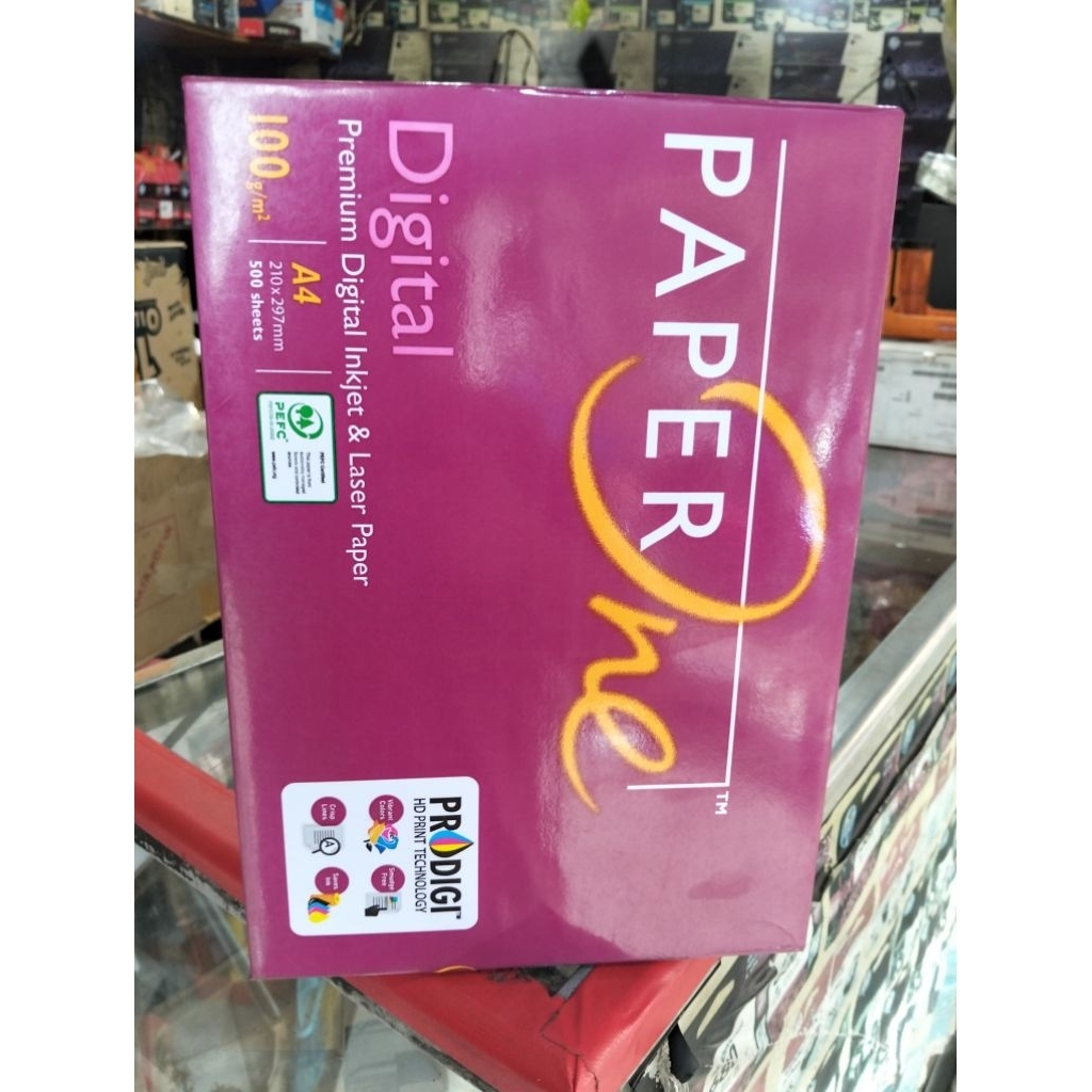 Jual KERTAS HVS MEREK PAPER ONE A4 100 GRAM | Shopee Indonesia