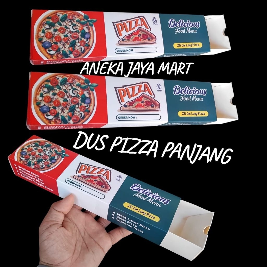 Jual Long pizza / dus pizza panjang / kemasan pizza long | Shopee Indonesia