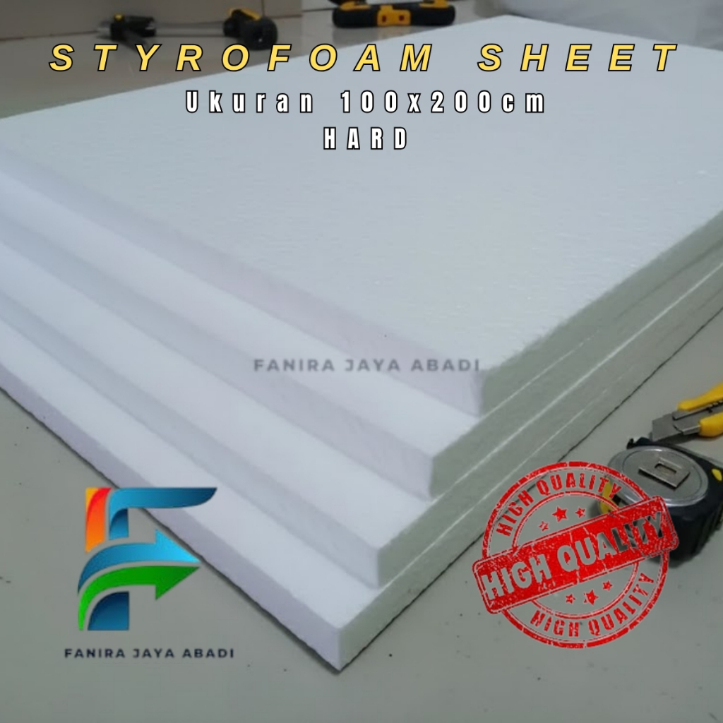 Jual Styrofoam Sheet/Styrofoam Lembaran, Density Hard, Tebal 1-5cm ...